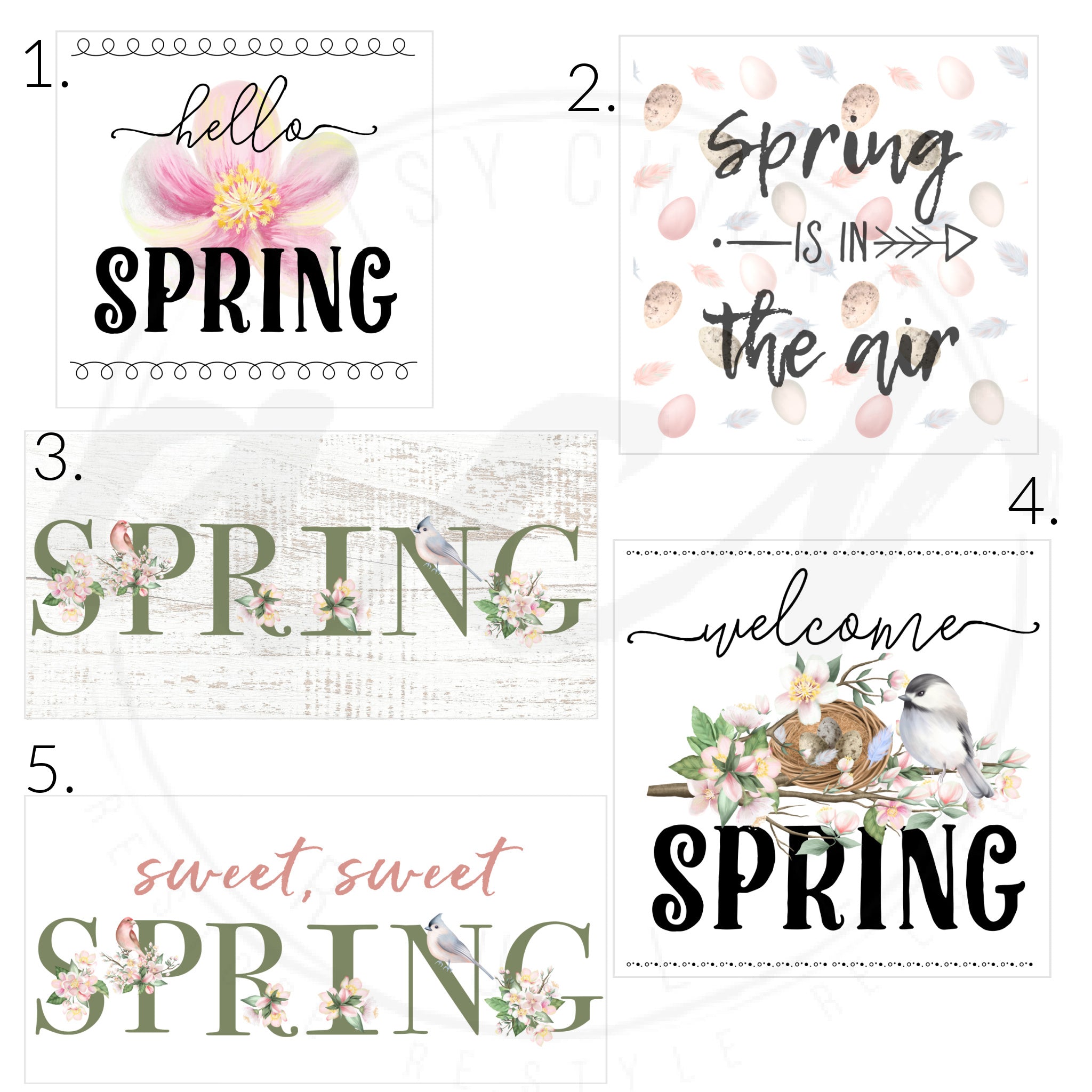 Spring Words Bundle – Shop Artsy Chicks Rule
