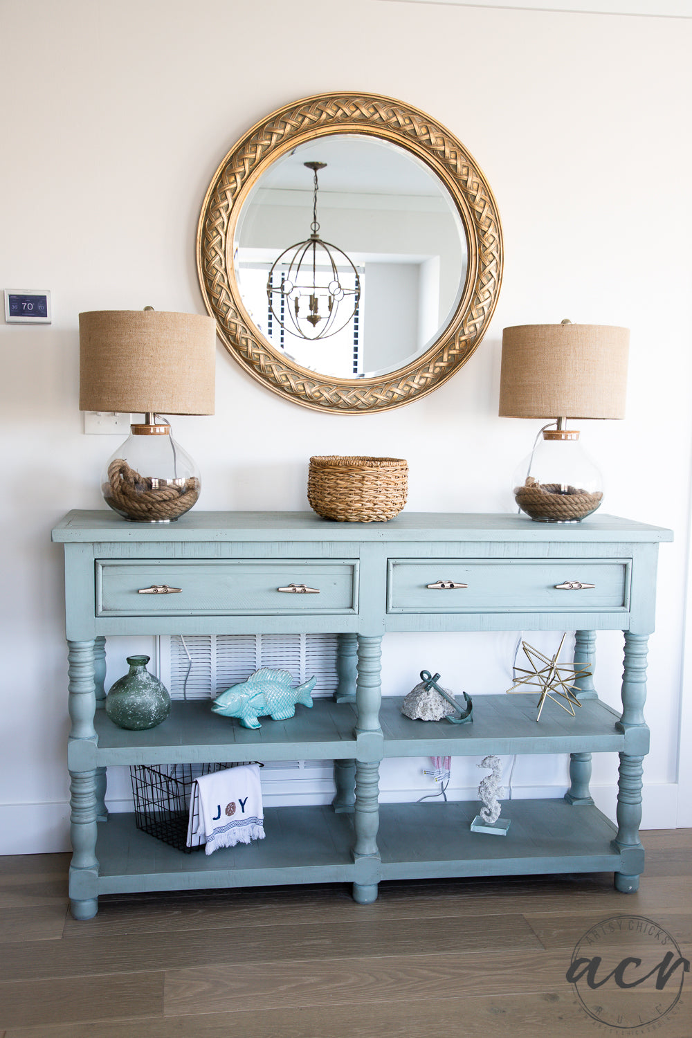 French Eggshell Fusion Mineral Paint - Console Makeover – Shop Artsy ...