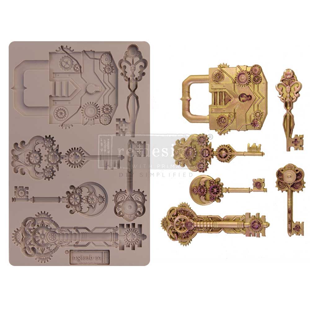 MECHANICAL LOCK & KEYS - Decor Mould – Shop Artsy Chicks Rule