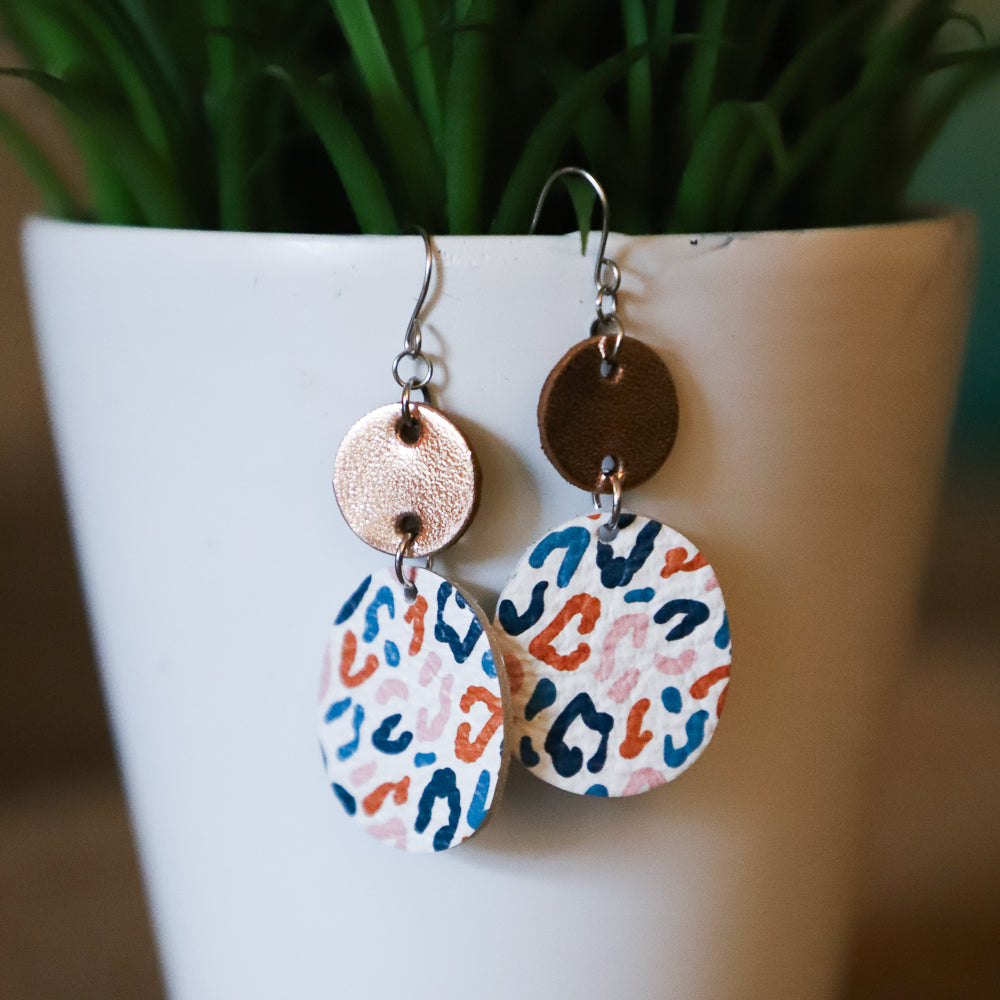 Colorful Leopard Dangle Earring – Shop Artsy Chicks Rule